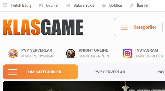 Revenger Online Karakter Pazarı - Klasgame.com